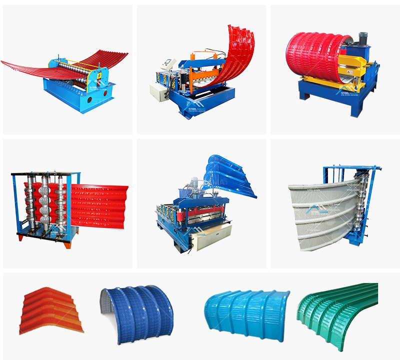 Steelmama(Whatsapp:+86 17761555057)Metal Roof Panel Curving Machine for ...