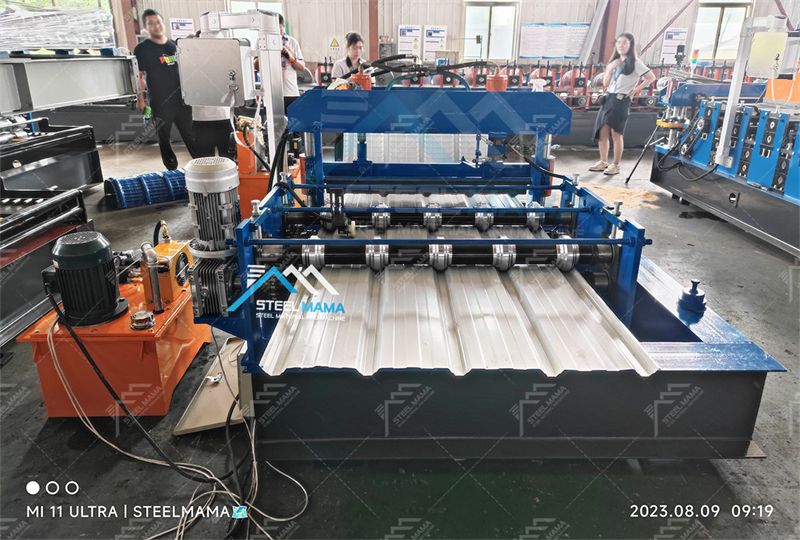 Bolivia Popular Full Automatic Steel Metal Sheet Crimping Roof Panel ...