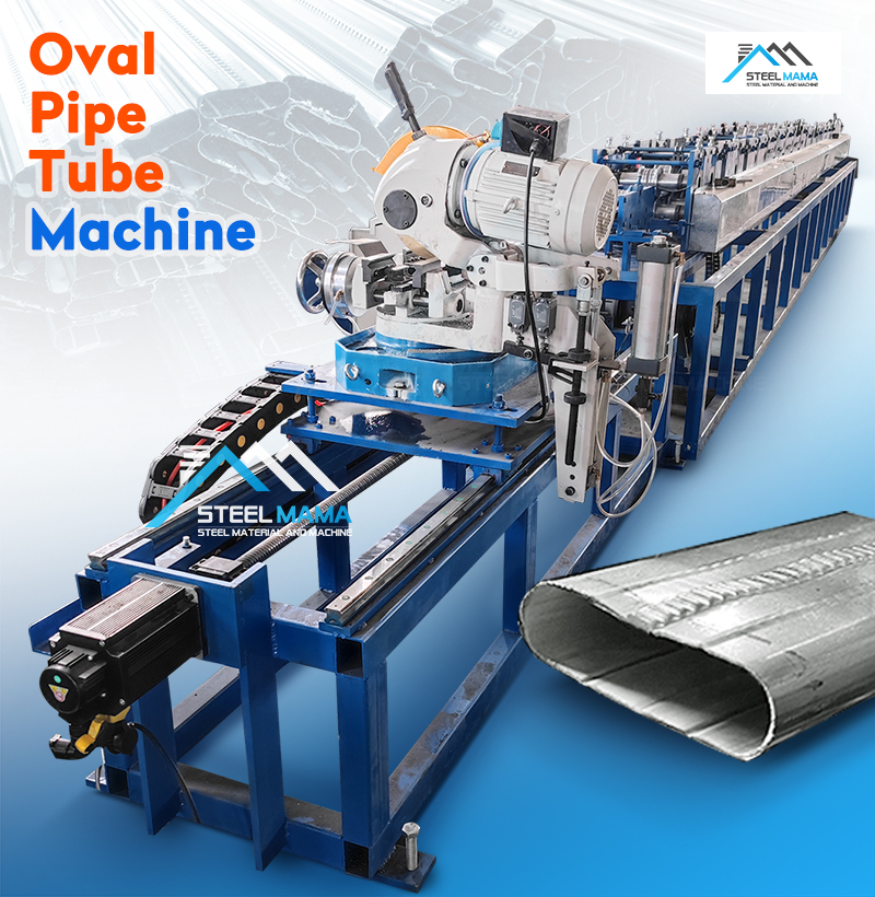 Dubai Popular High Speed Automatic Hydraulic Oval Pipe Tube Machine ...