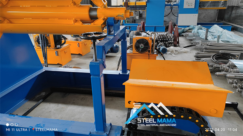 Full Automatic Steel Coil Automated Decoiling Hydraulic 7 Ton Uncoiler ...