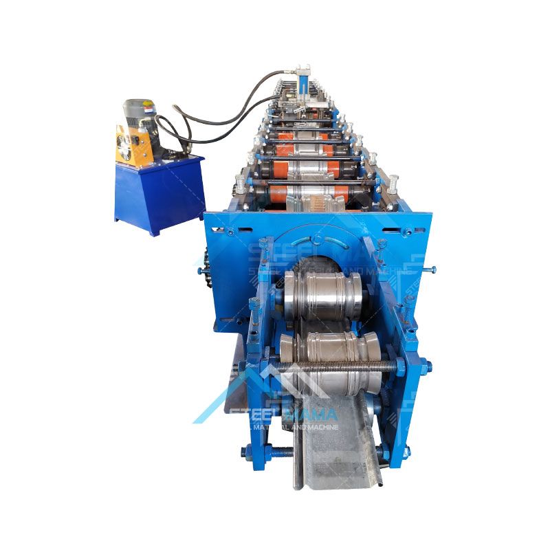 Automatic Metal Garage Door Slats Making Machine Euro Type Shutter Door Roll Forming Machine ...